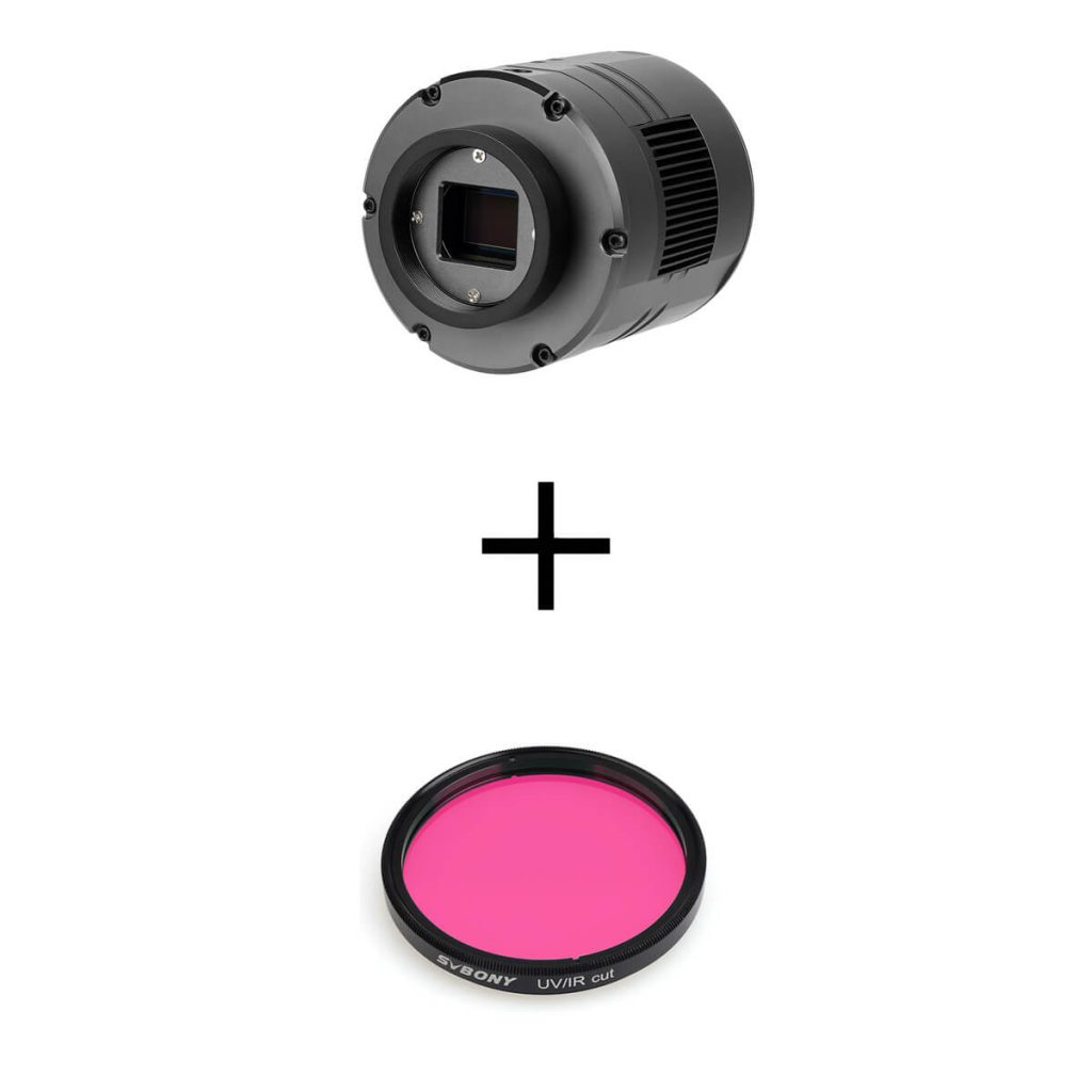 Câmera OSC Colorida Refrigerada SV405CC para Astrofotografia de Espaço ...