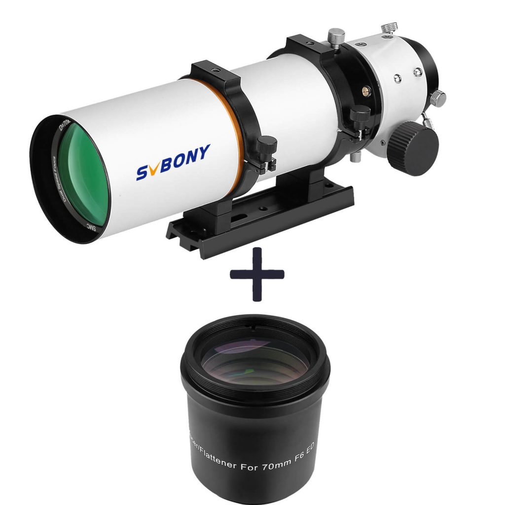 Telescópio SV503 70ED 80ED 102ED SV193 Focal Redutor / Nivelador | SVBONY Brasil Dealers