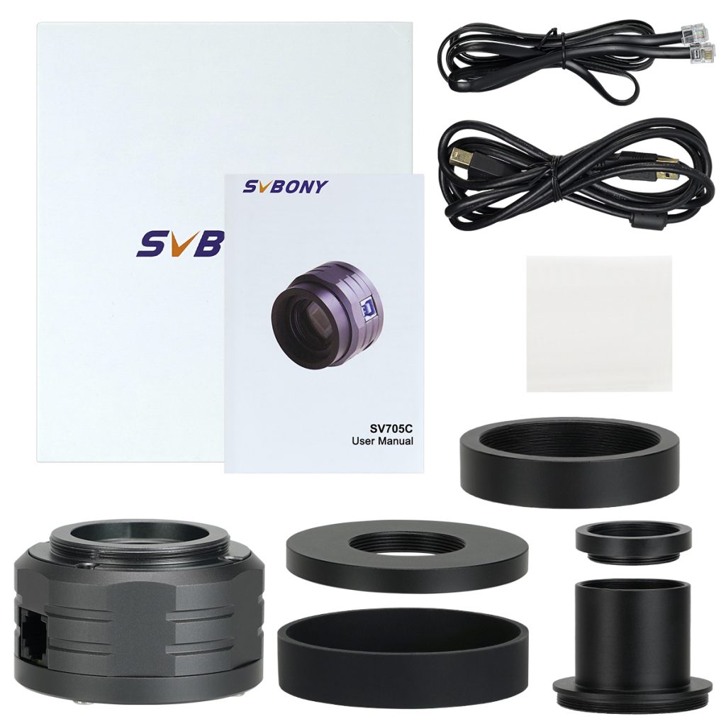 Câmera Planetária Astronomia SVBONY SV705C - USB3.0 IMX585 | SVBONY Brasil Dealers